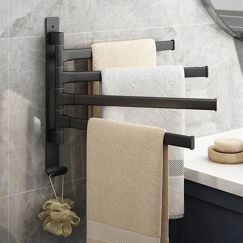 Modern Swivel Arm Bathroom Rack – Harbor & Thorne